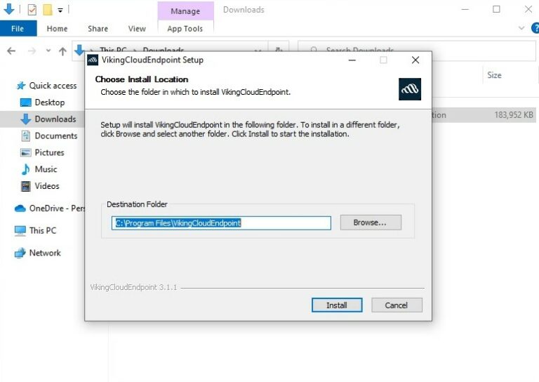 Windows installation guide - VikingCloud Protect